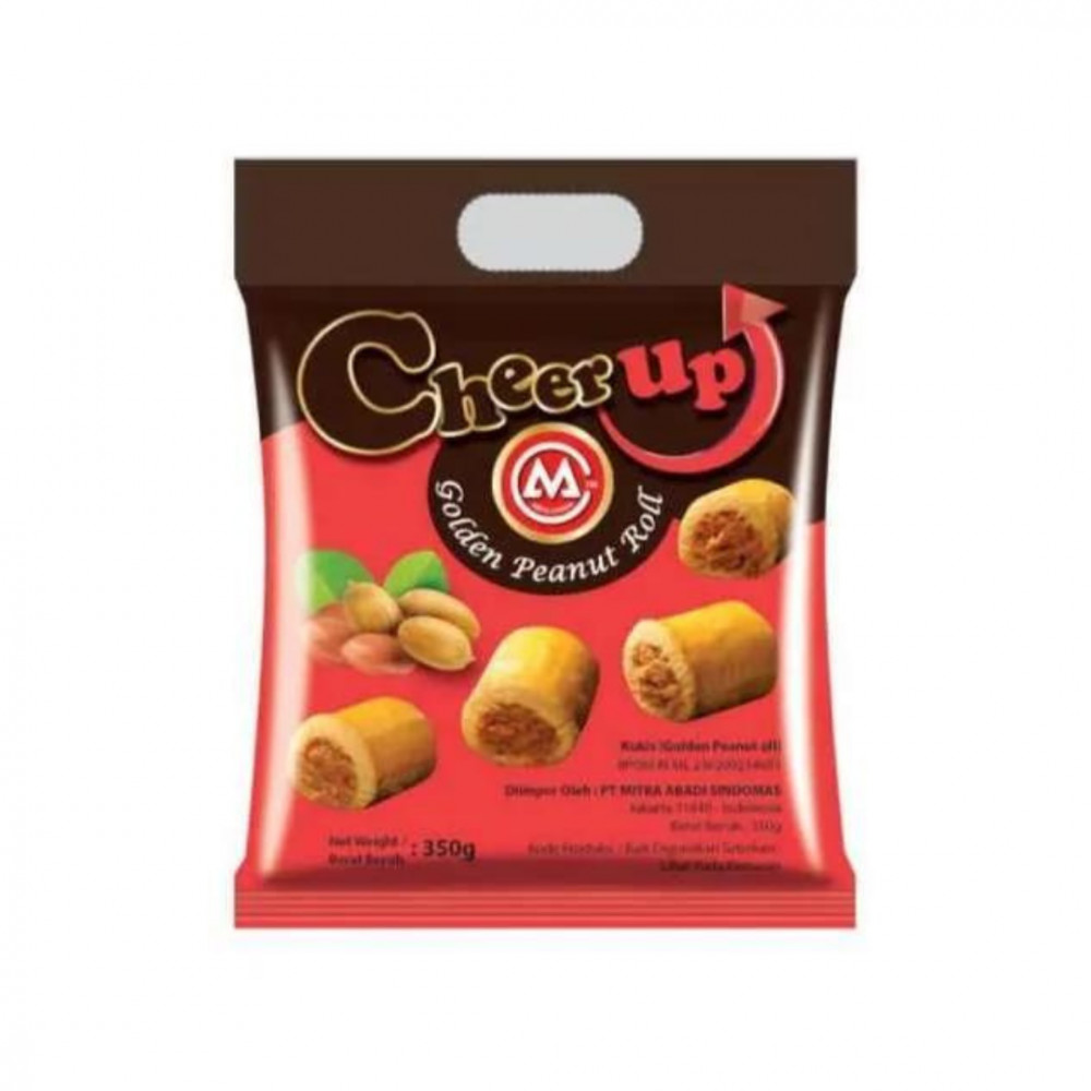 Mega Swalayan - CHEER UP COOKIES GOLDEN PEANUT ROLL 350G X 12