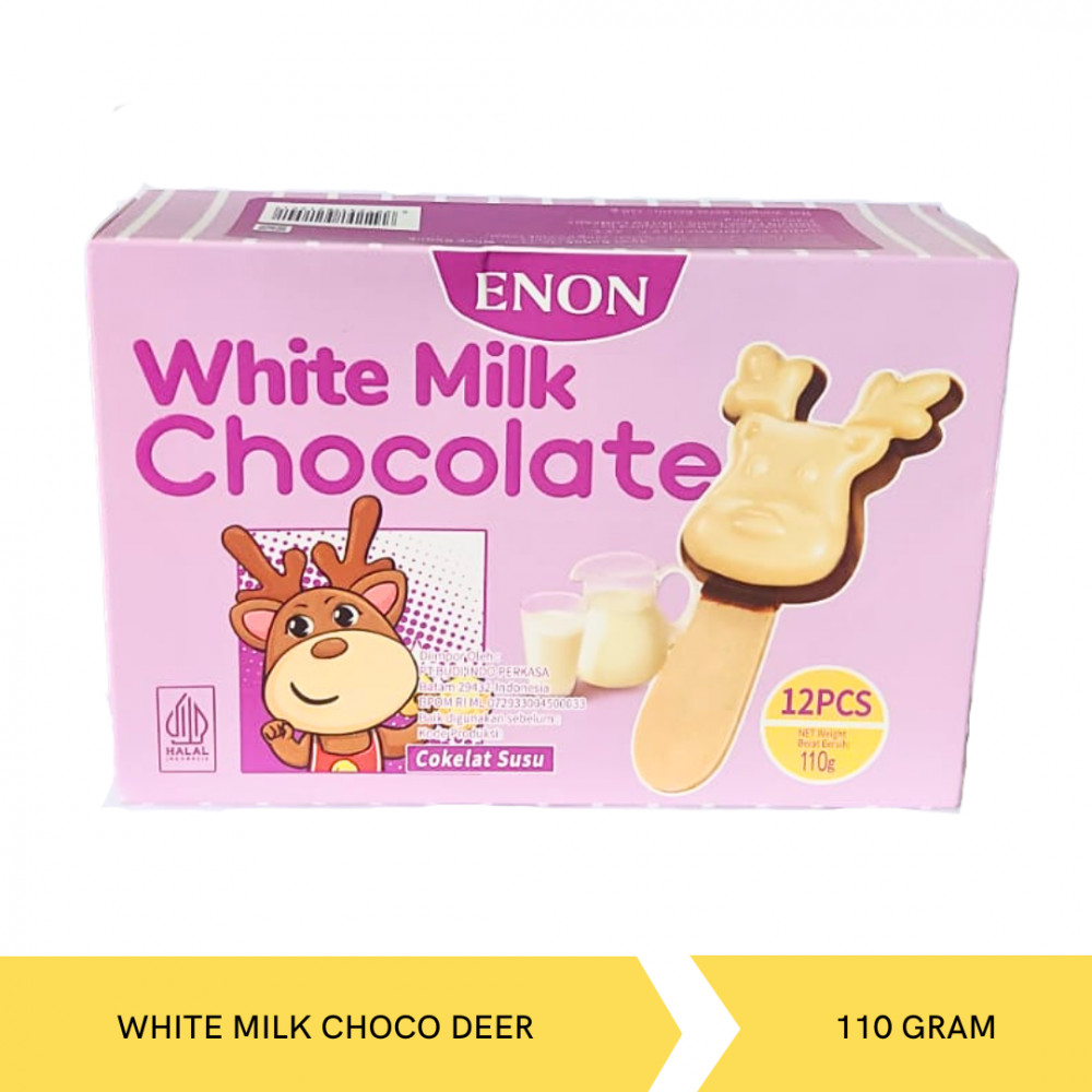 Mega Swalayan - ENON WHT MILK CHOCO DEER 110G X 24