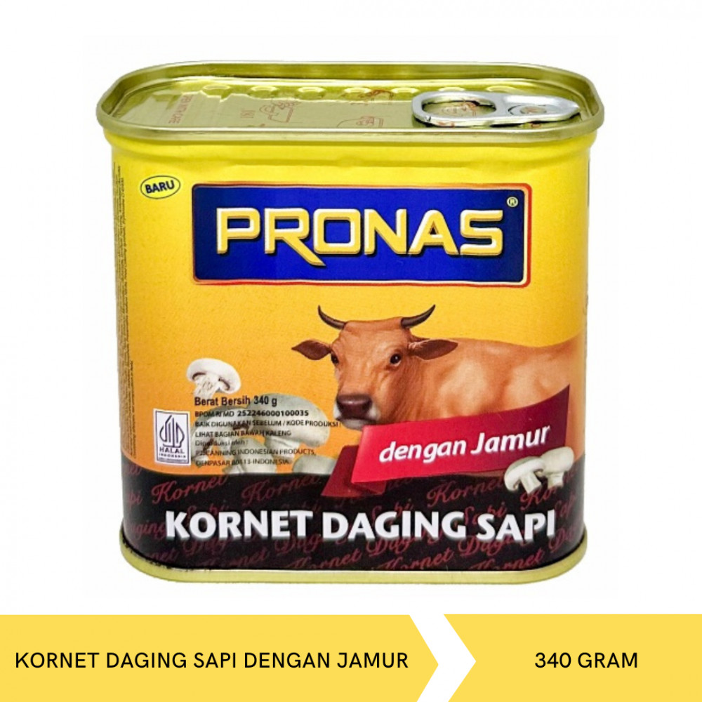 Mega Swalayan - PRONAS CORNED BEEF MUSHROOM 340G X 24