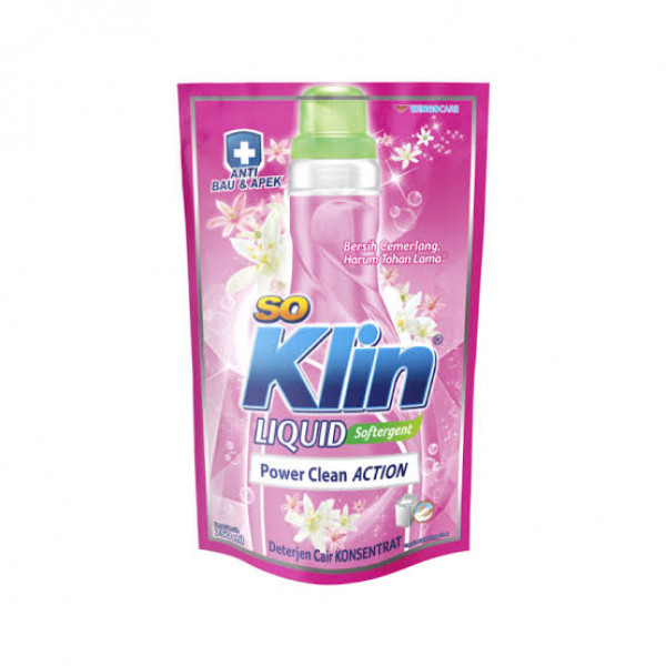 Mega Swalayan - SOKLIN LIQ SOFTERGENT POWER CLEAN ACT 700ML X 6