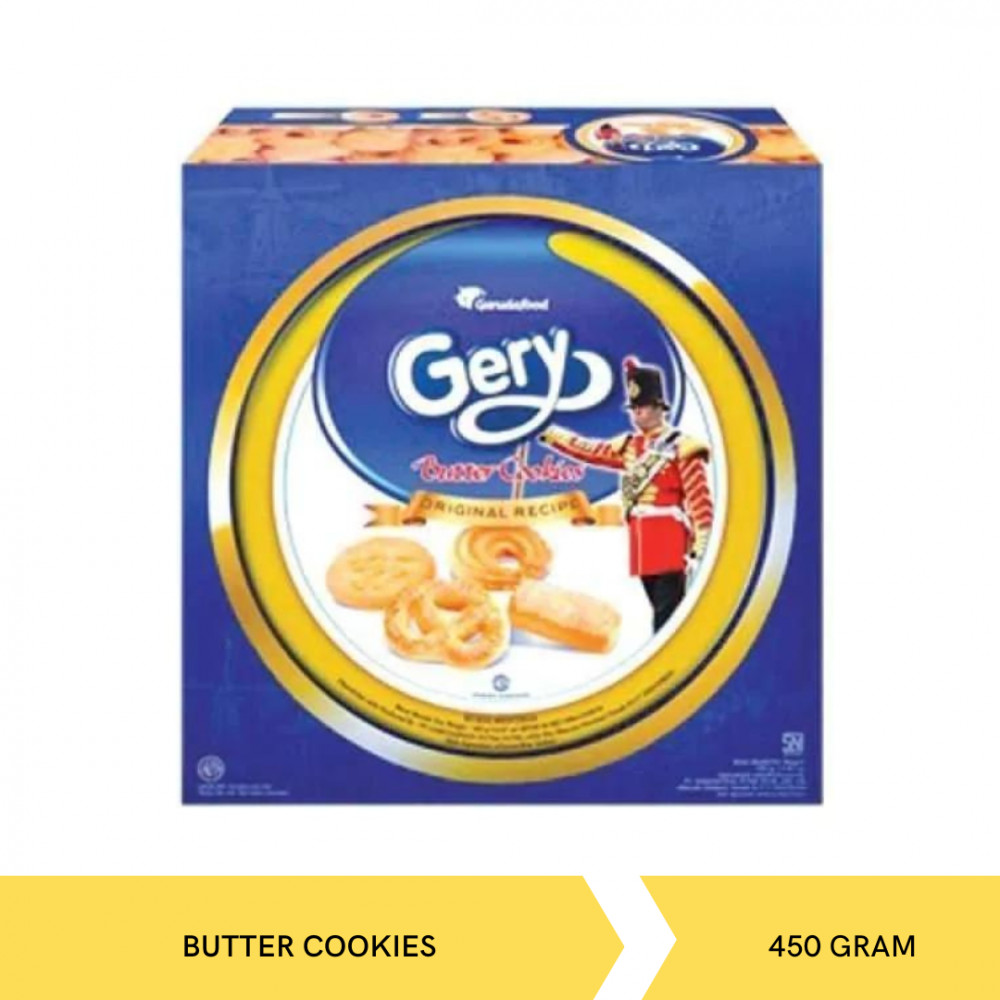 Mega Swalayan - GERY BUTTER COOKIES TIN 450G X 6