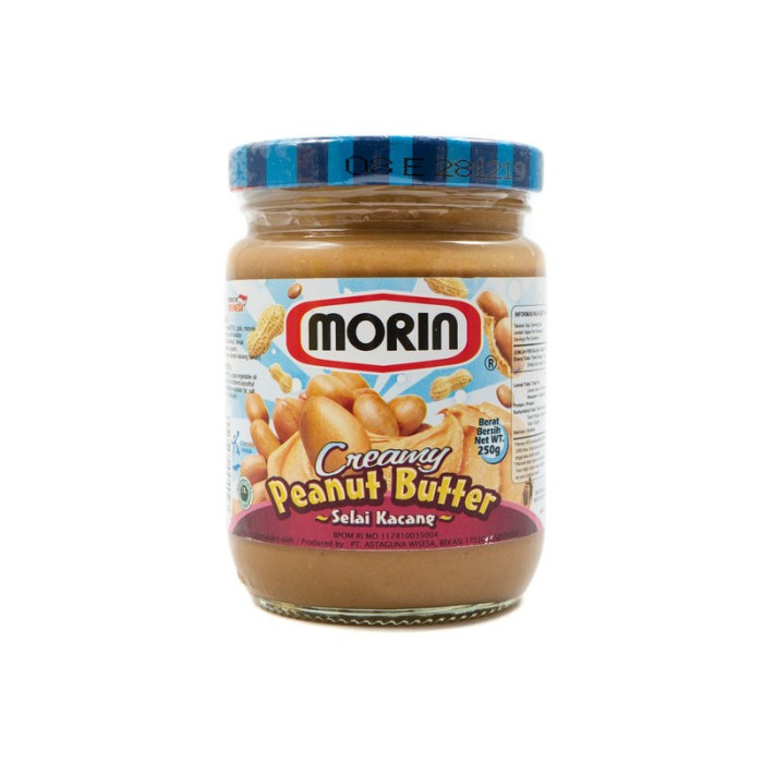 Mega Swalayan - MORIN JAM PEANUT BUTTER CREAMY 250G X 24