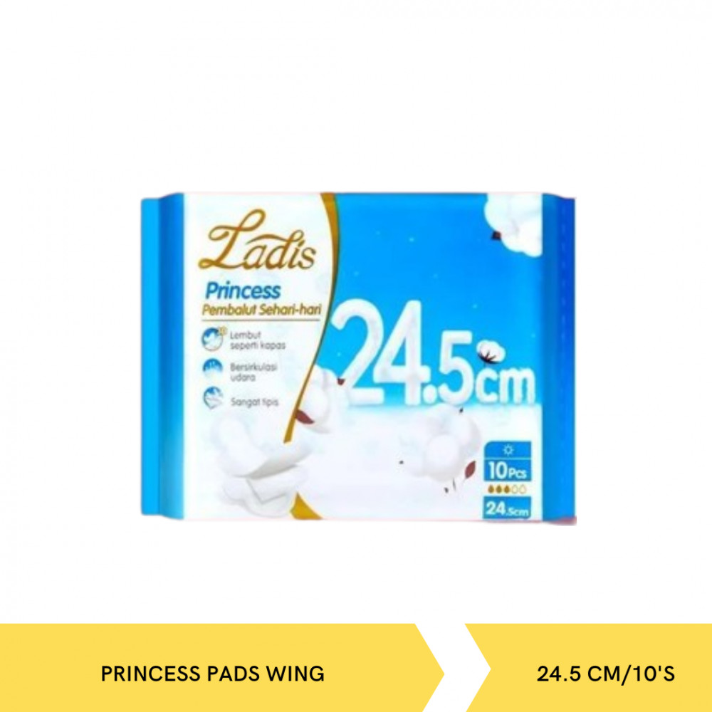 Mega Swalayan - LADIS PRINCESS PADS WING 24.5CM 10`S