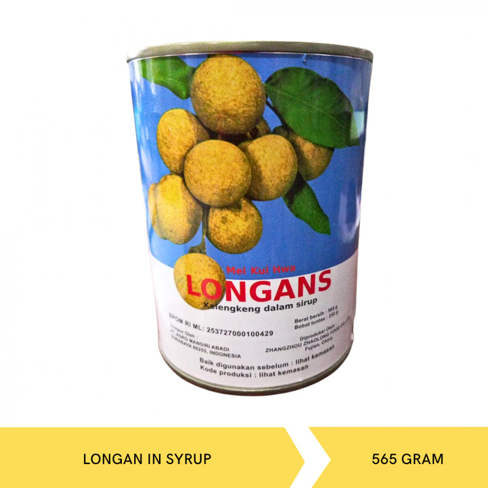 Mega Swalayan - MEI KUI HWA LONGAN IN SYRUP 565G X 12