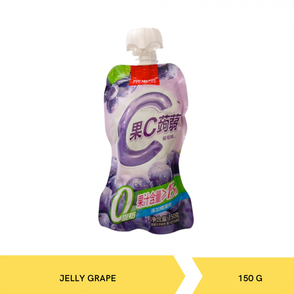 Mega Swalayan - 7 COSIA FRUIT-C KONJAC PURI JELLY GRAPE 150G X 30