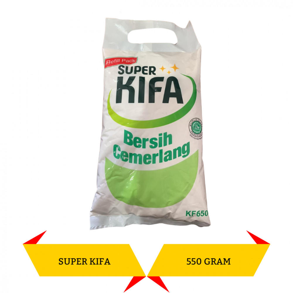 Mega Swalayan - KIFA BUBUK PEMBERSIH REFIL 550G X 24
