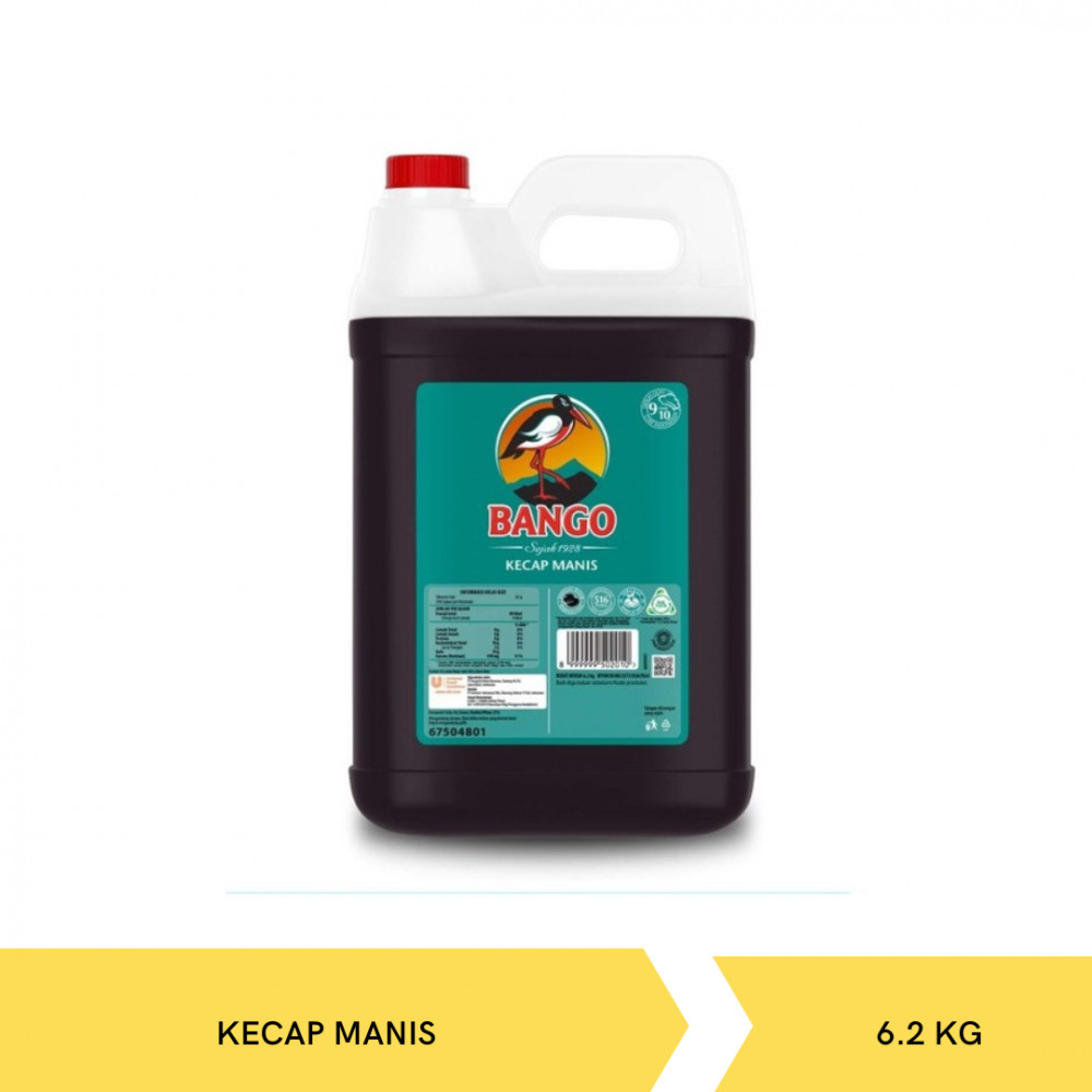 Mega Swalayan - BANGO KECAP MANIS JERIGEN 6.2KG