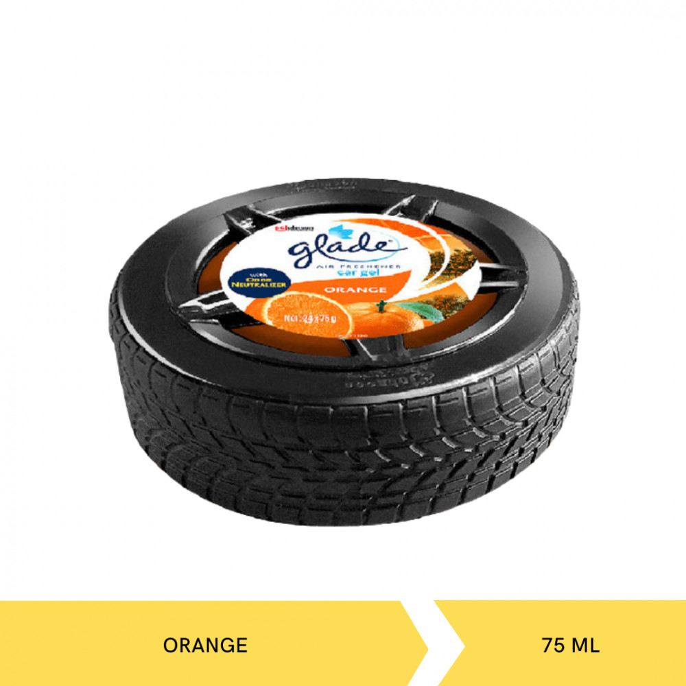 Mega Swalayan - GLADE CAR GEL ORANGE 75G X24