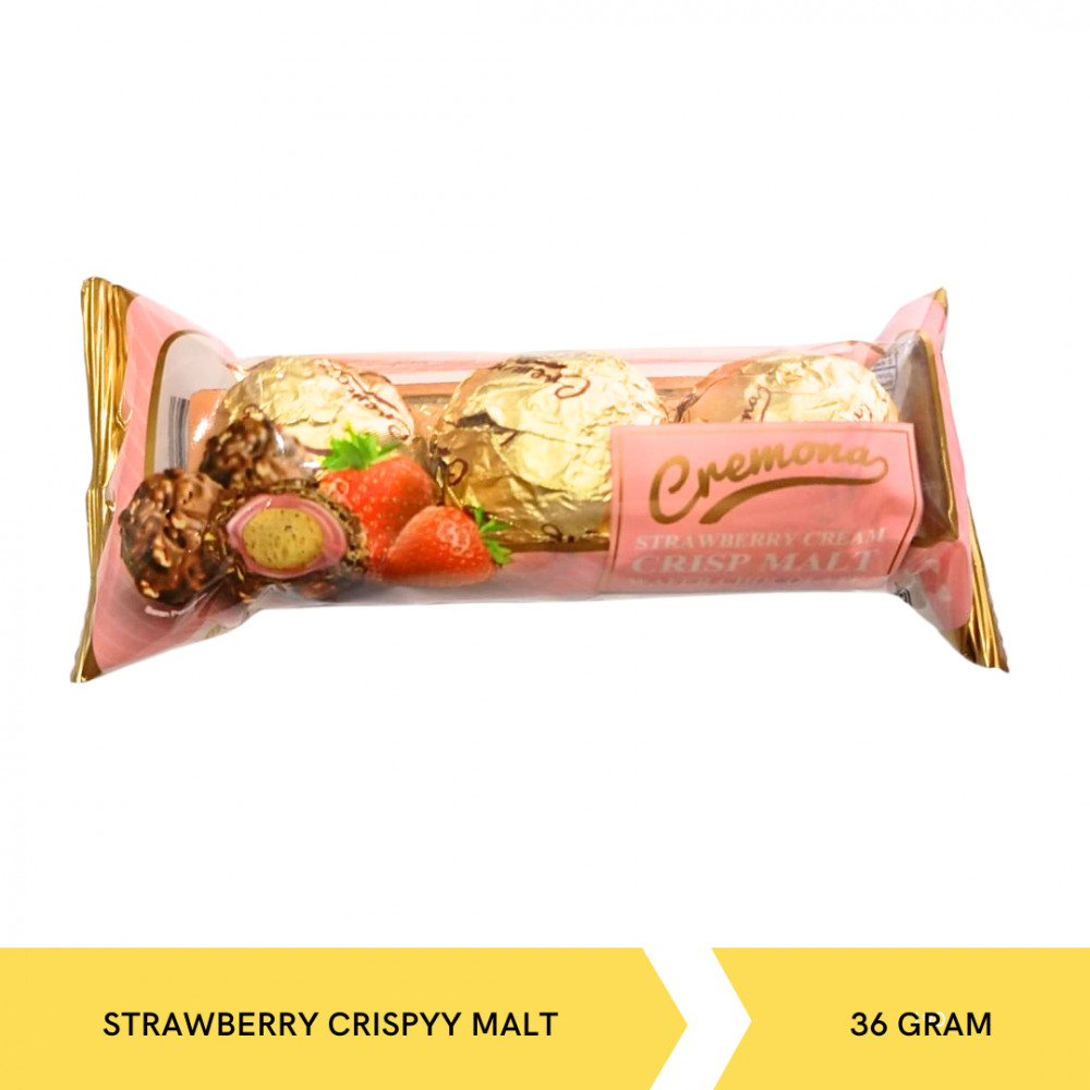 Mega Swalayan - CREMONA STRAW CRISPY MALT T3 36G X 12 X 8KTK
