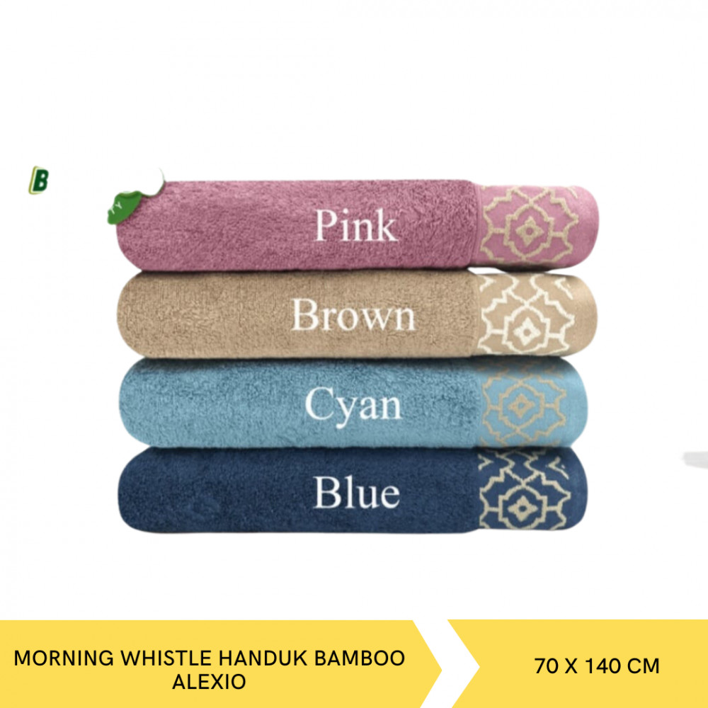 Mega Swalayan - MORNING WHISTLE HANDUK BAMBOO ALEXIO 70 X 140CM