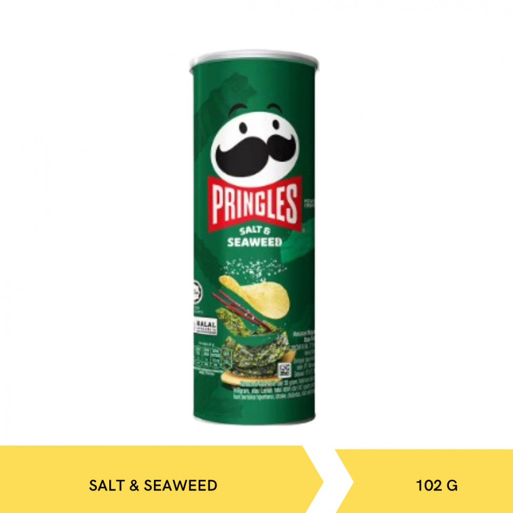 Mega Swalayan - PRINGLES SALT&SEAWEED 102G X 12