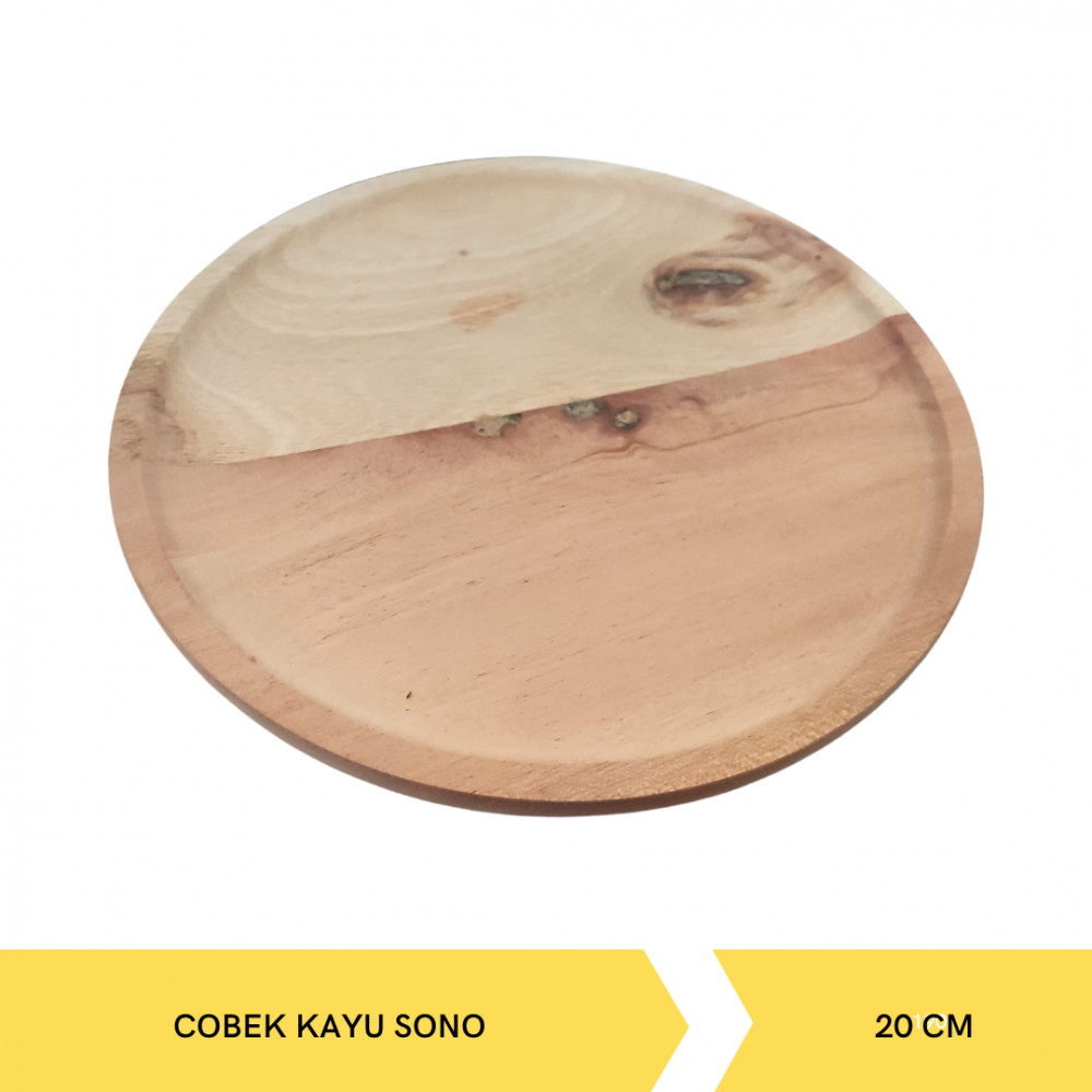 Mega Swalayan - COBEK KAYU SONO 20CM