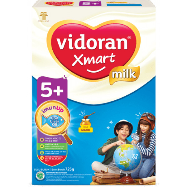 Mega Swalayan - VIDORAN MILK XMART 5+ MADU 700G