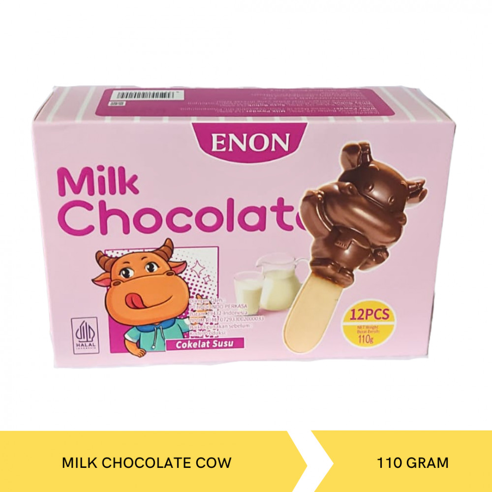 Mega Swalayan - ENON MILK CHOCO COW 110G X 24