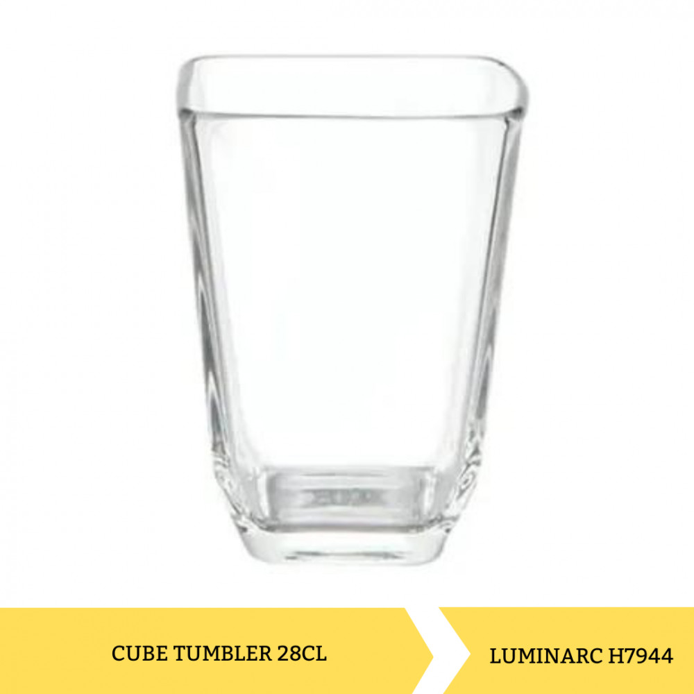 Mega Swalayan - LUMINARC H7944 CUBE TUMBLER 28CL