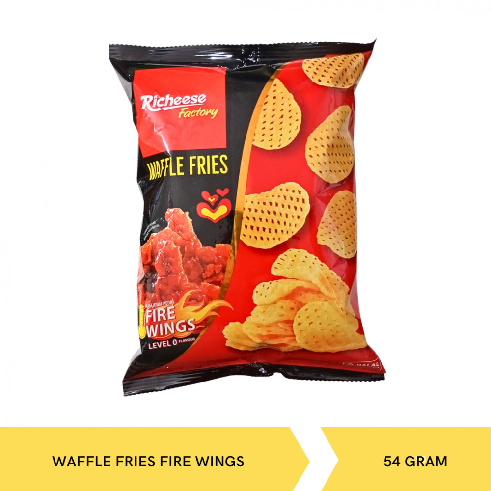 Mega Swalayan - RICHEESE WAFFLE FRIES FIRE WINGS 54G X 30