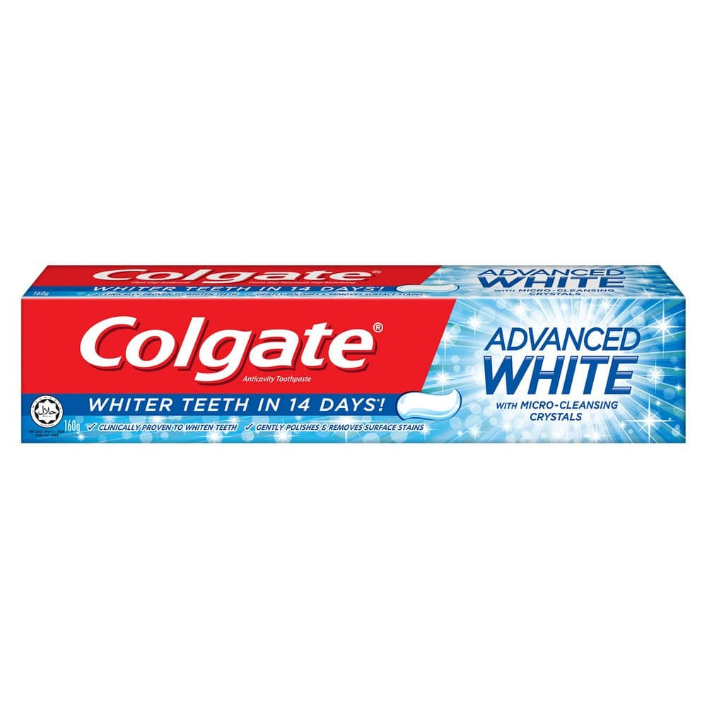 Mega Swalayan - COLGATE T.PASTE ADVANCED WHITE 160G