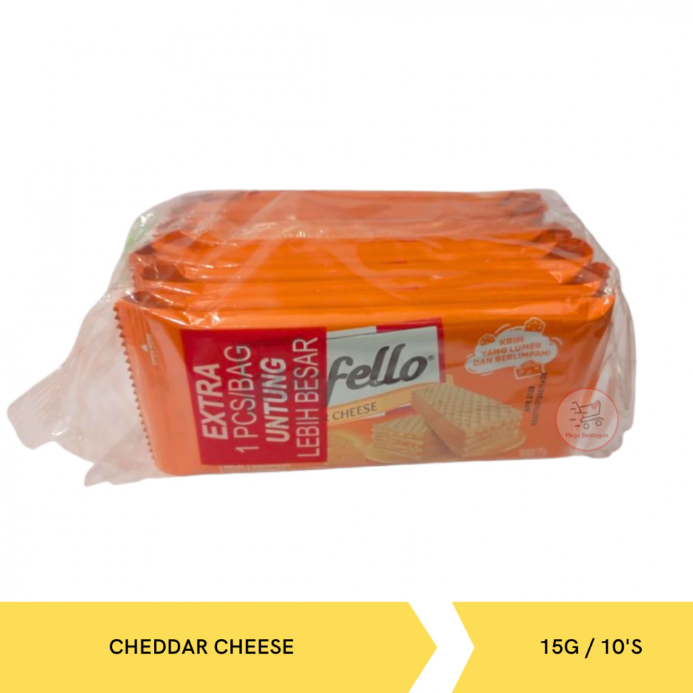 Mega Swalayan - ROMA WAFELLO CHEDDAR CHEESE 15G/10`S X 12