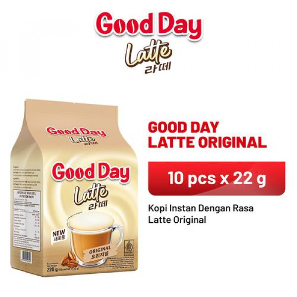 Reny Swalayanku - GOOD DAY LATTE ORIGINAL BAG 10 X 22 GR
