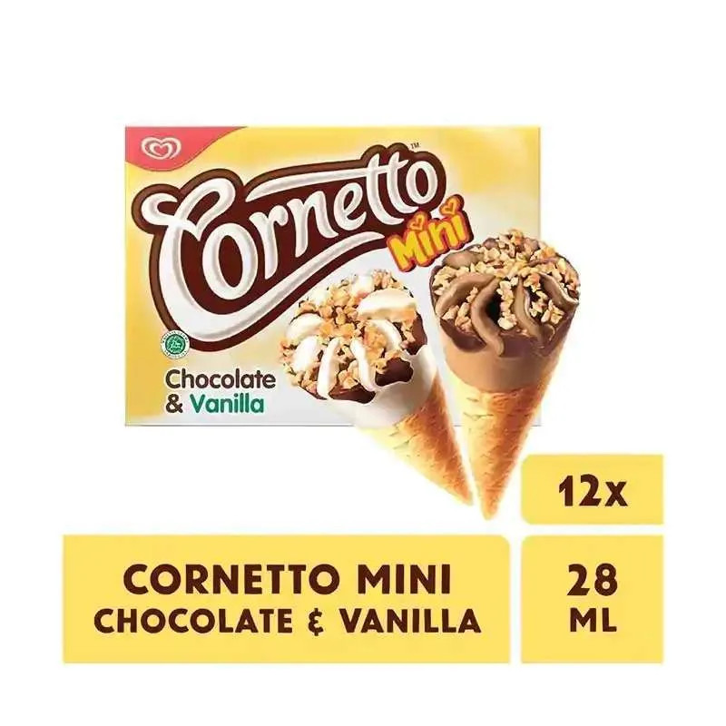 Reny Swalayanku - WALLS CORNETTO MINI CHOC VANILA