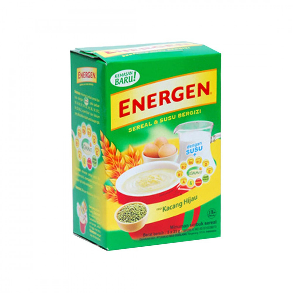 Reny Swalayanku - ENERGEN KACANG HIJAU BOX 5X30G