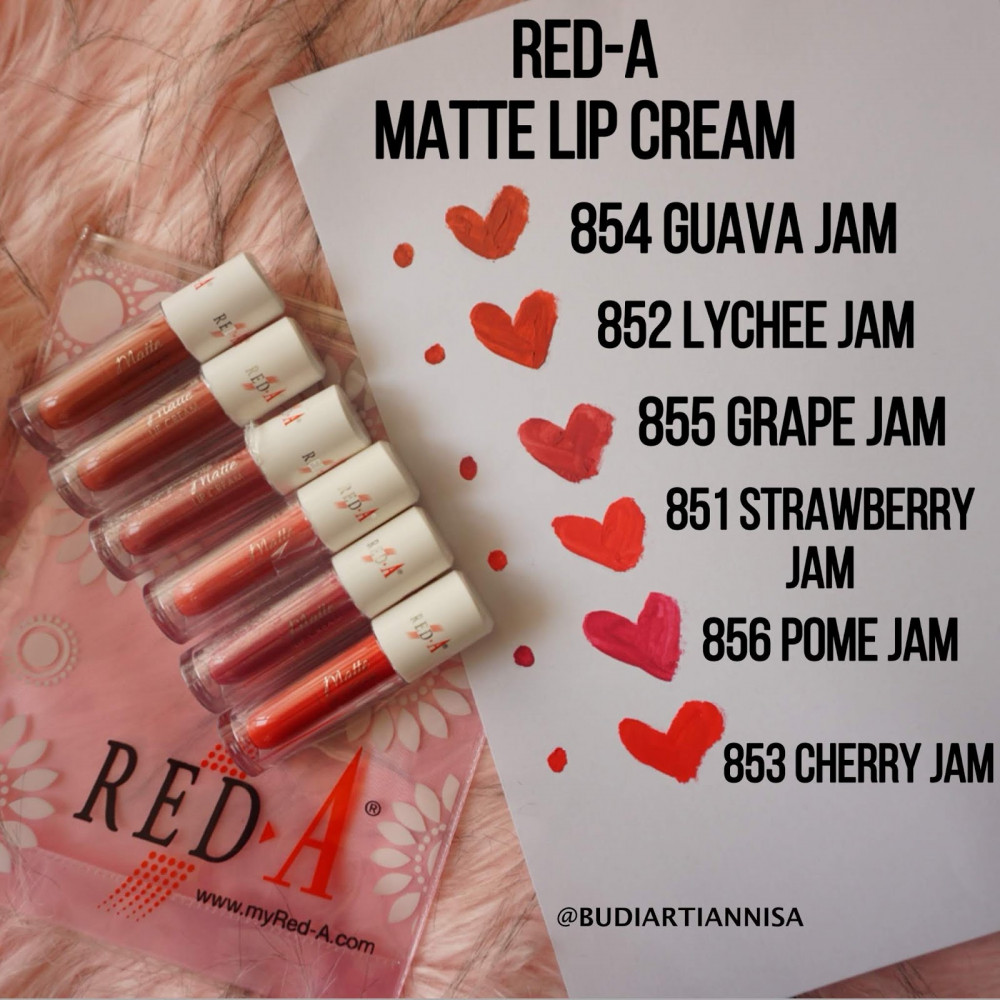 Reny Swalayanku - RED-A MATTE LIP CREAM 853