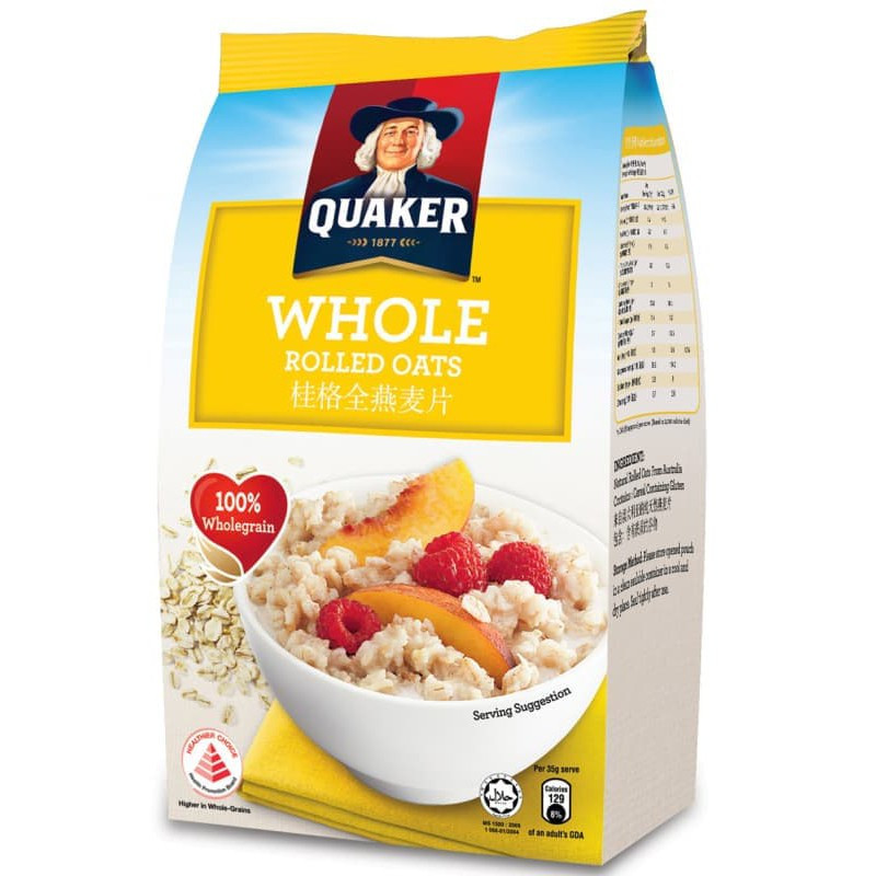 Reny Swalayanku - QUAKER WHOLE ROLLED OATS 800 GR