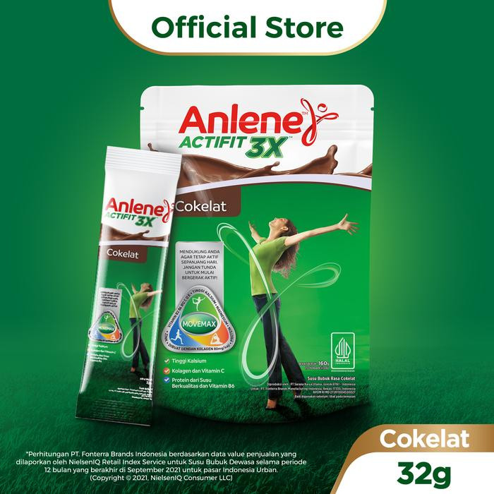 Reny Swalayanku - ANLENE ACTIFIT 3 X COKELAT 5 X 32 GR