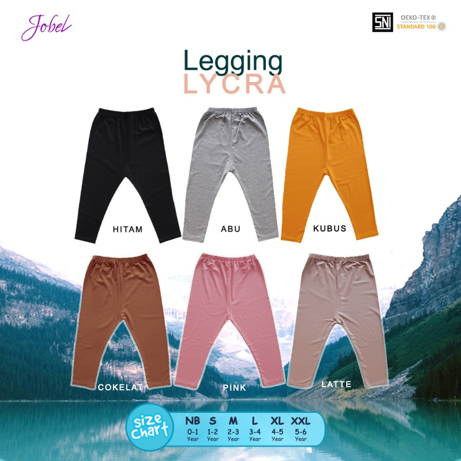 Tododo - JOBEL LEGGING LYCRA COKELAT L