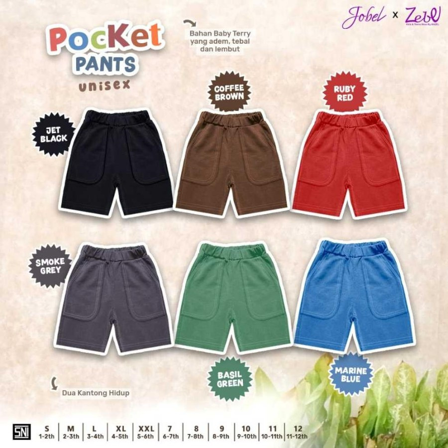 Tododo - JOBEL X ZEBE POCKET PANTS RUBY XXL