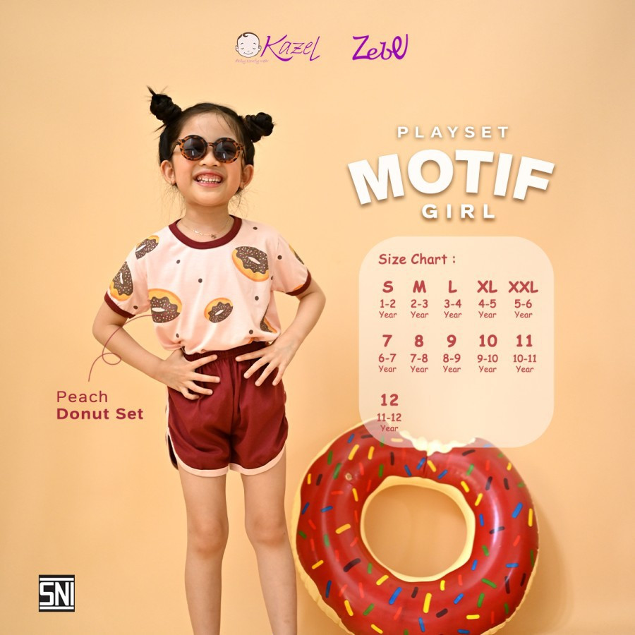 Tododo - KAZEL PLAYSET GIRL PEACH DONUT XL