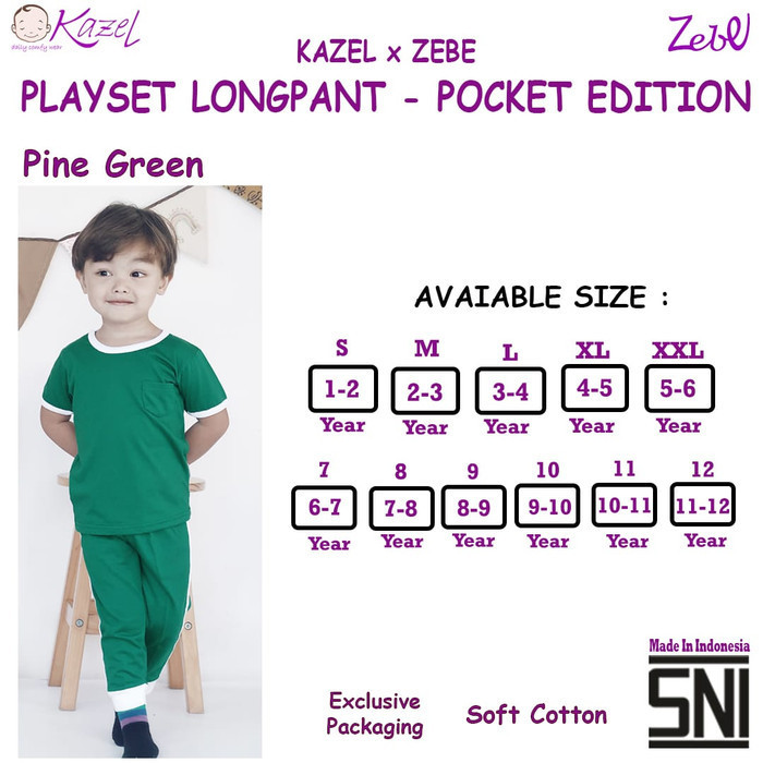 Tododo - KAZEL PLAYSET LONGPANTS PINE GREEN M