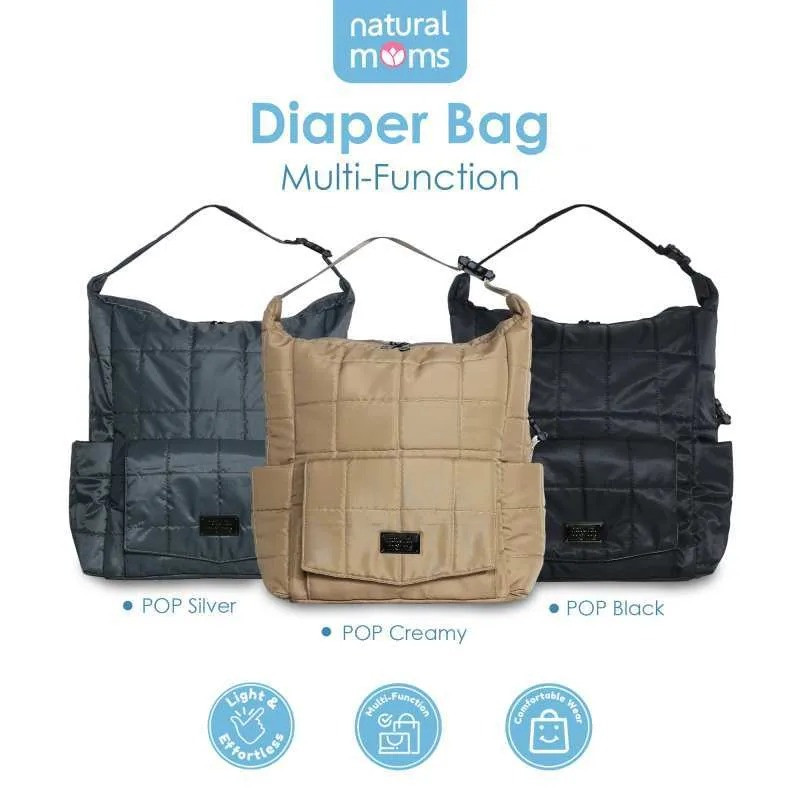 Tododo - NATURAL`S MOM DIAPER POP 2IN1 GREY