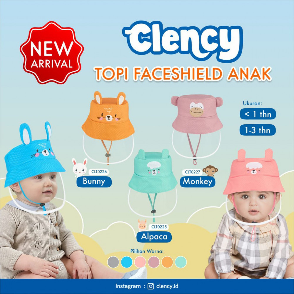 Tododo - CLENCY TOPI FACE SHIELD ANIMALS ALPACHA CLT022500