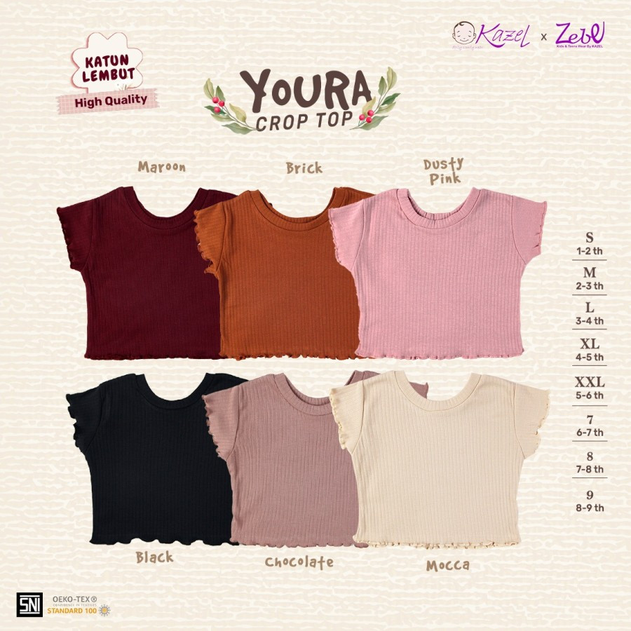 Tododo - KAZEL YOURA CROP TOP MOCCA S