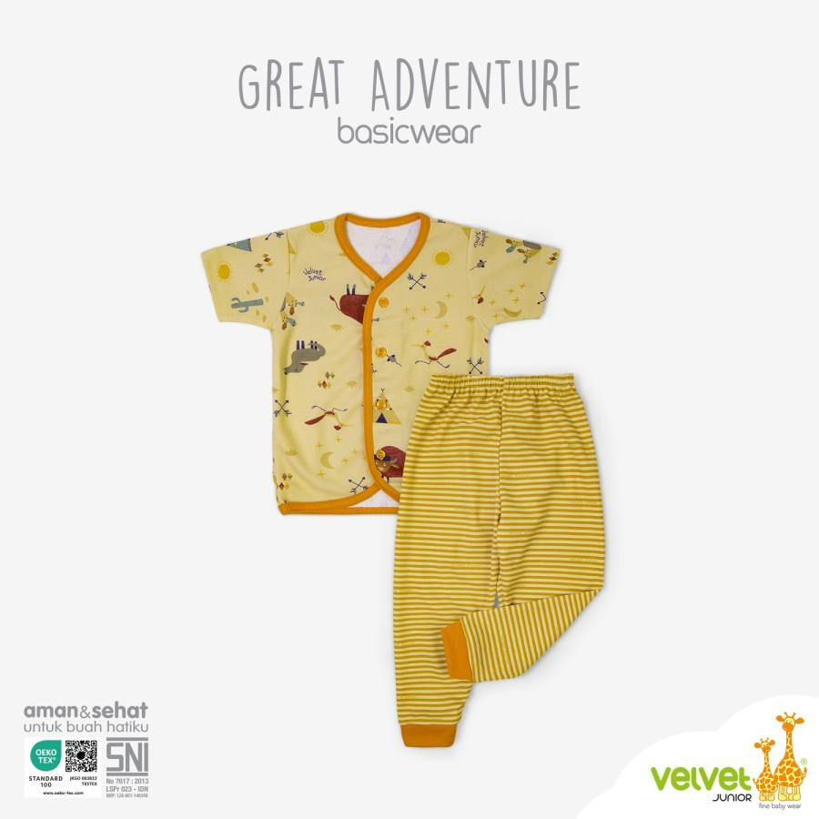 Tododo - VELVET SETELAN KT PENDEK PANJANG S ISI 3 ADVENTURE