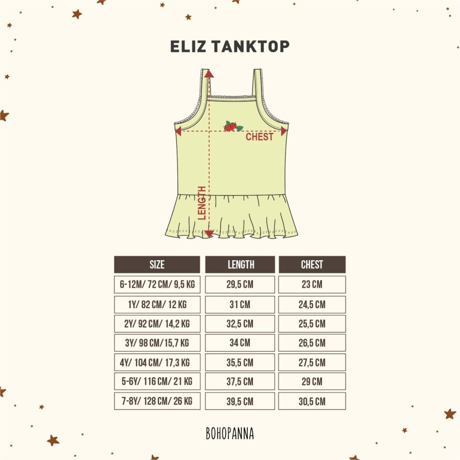 Tododo - BOHO ELIZ TANKTOP STRAWBERRY 6-12M