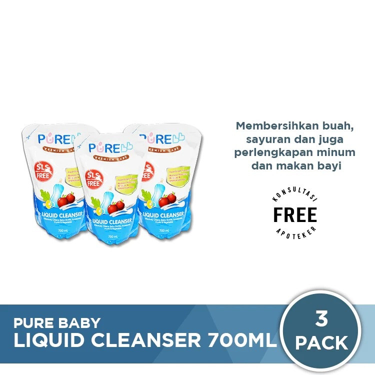 Tododo - PURE BABY LIQUID CLEANSER 700 ML REFILL COMBO