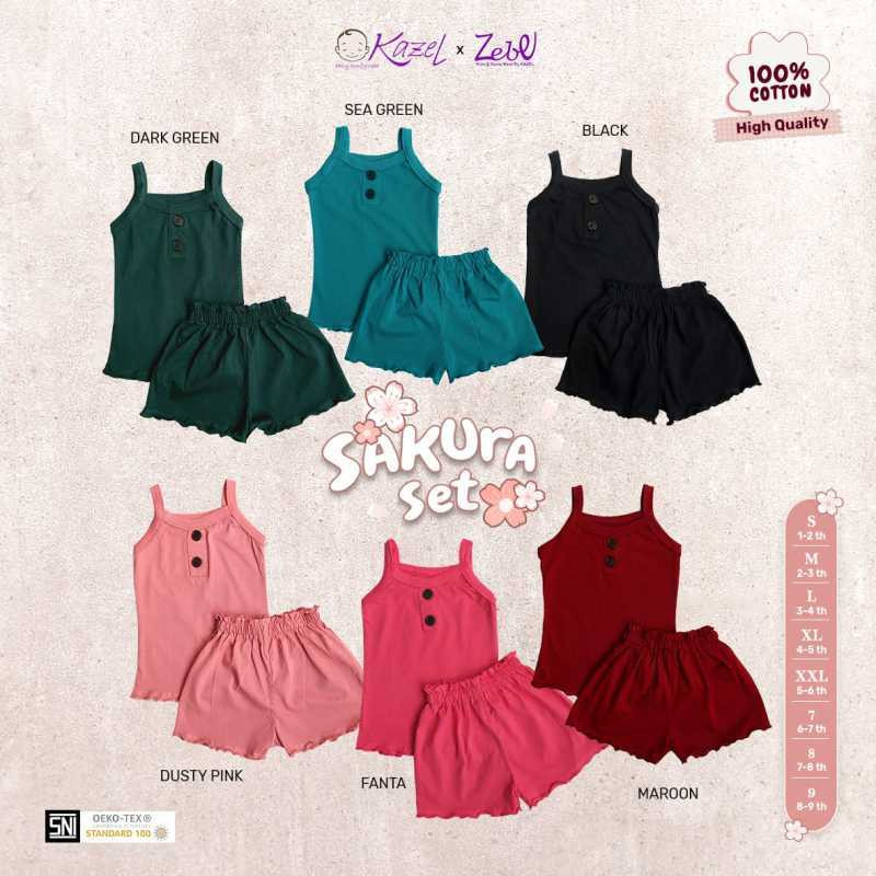 Tododo - KAZEL SAKURA SET L SEA GREEN