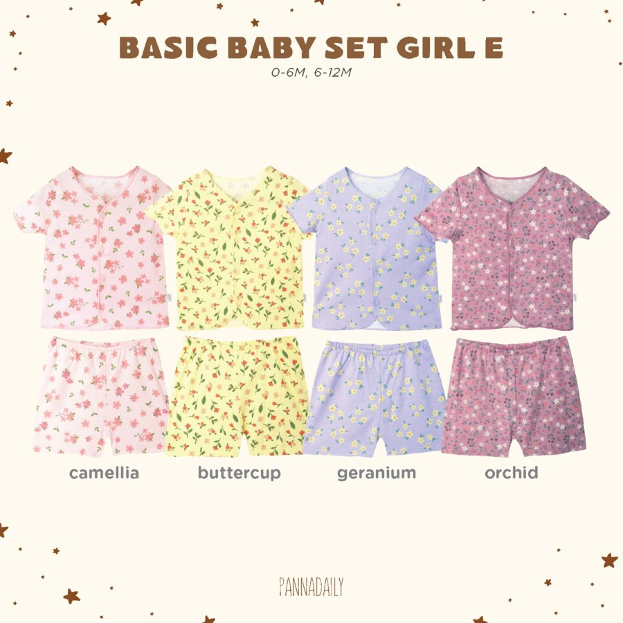 Tododo - BOHO PANNA SET BABY GIRL PRINT - E 0-6M