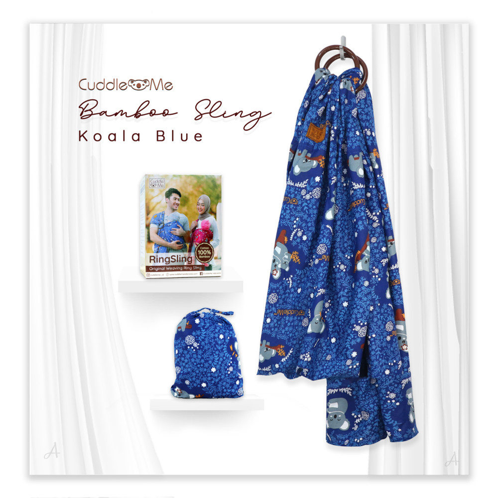 Tododo - CUDDLE ME BAMBOO SLING KOALA BLUE